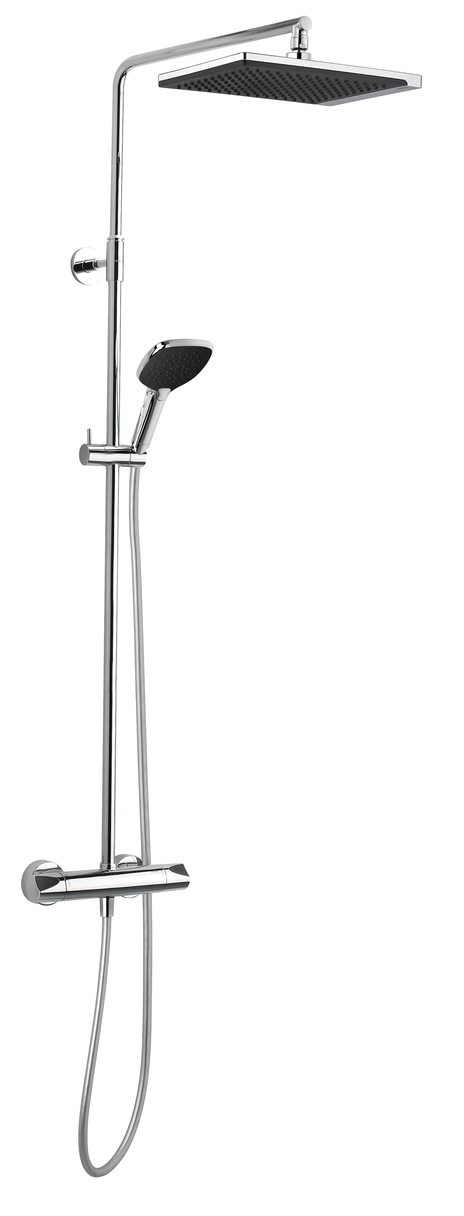 Slate Chrome/Black 4 shower system [https://damixa.com]